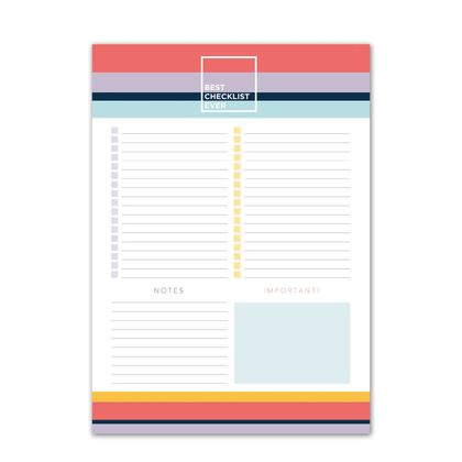 Bloco Check List Allegro A4 30 Folhas OTIMA - Frame Papelaria