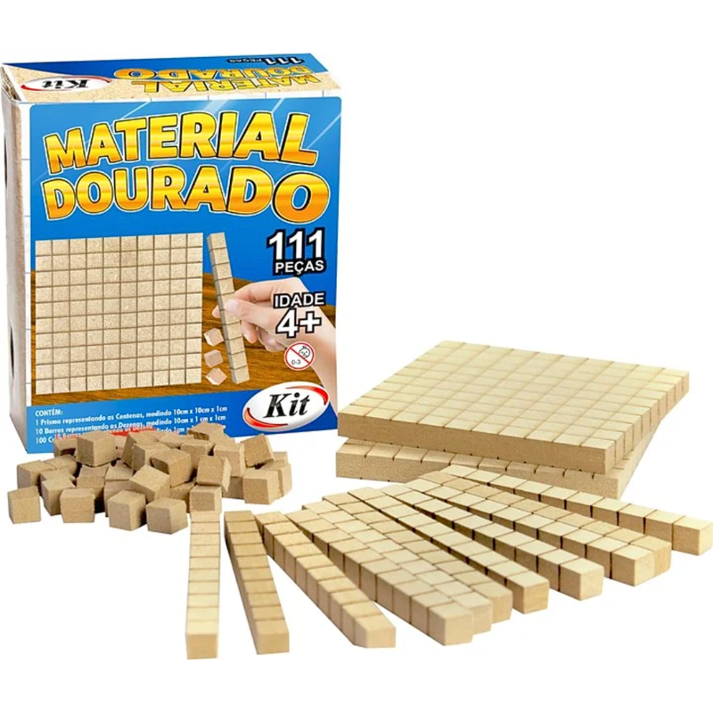 Material Dourado com 111 Peças KIT - Frame Papelaria
