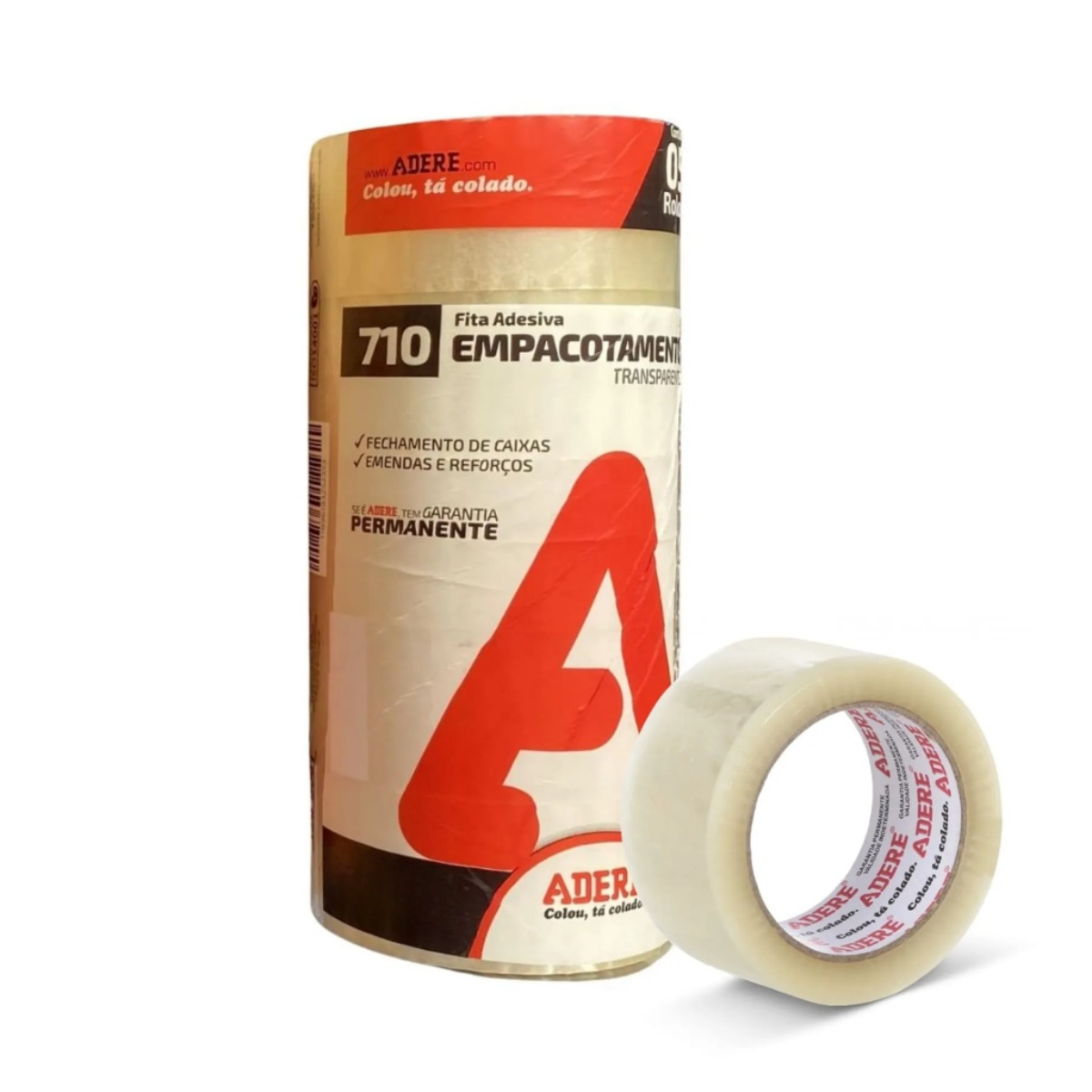 Fita Adesiva Transparente 19mm x 50m 13 Rolos 710 ADERE - Frame Papelaria